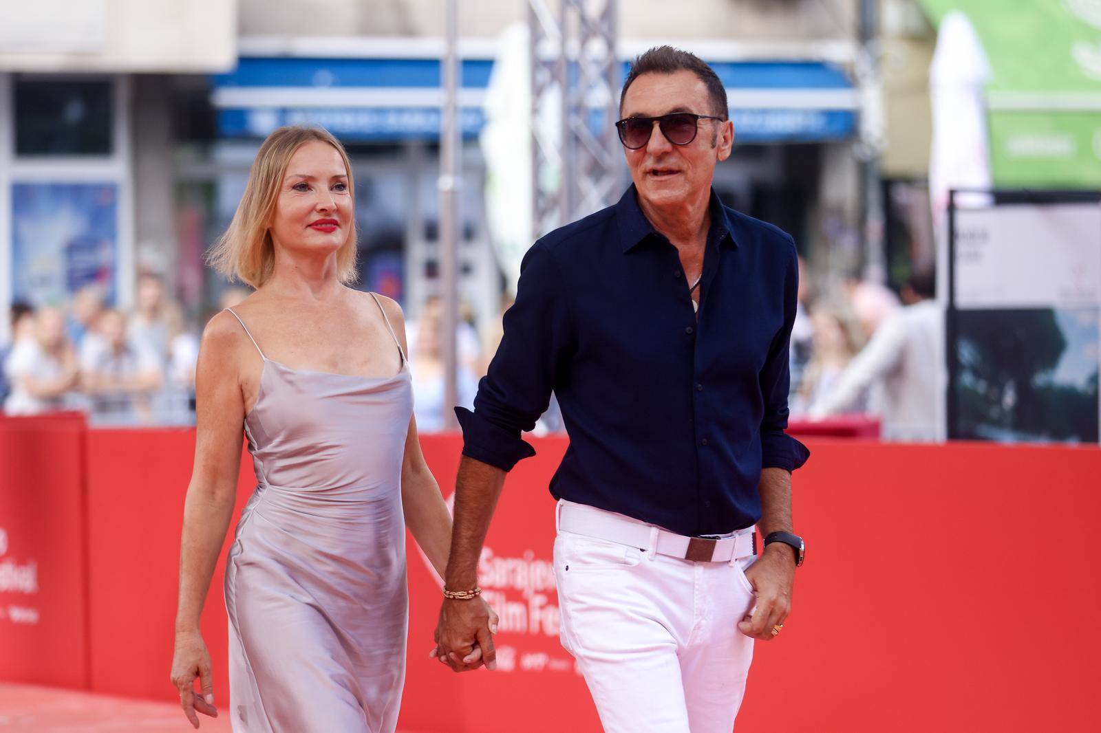 Branko Đurić i supruga Tanja Ribič na Sarajevo film festivalu 2024 | Story