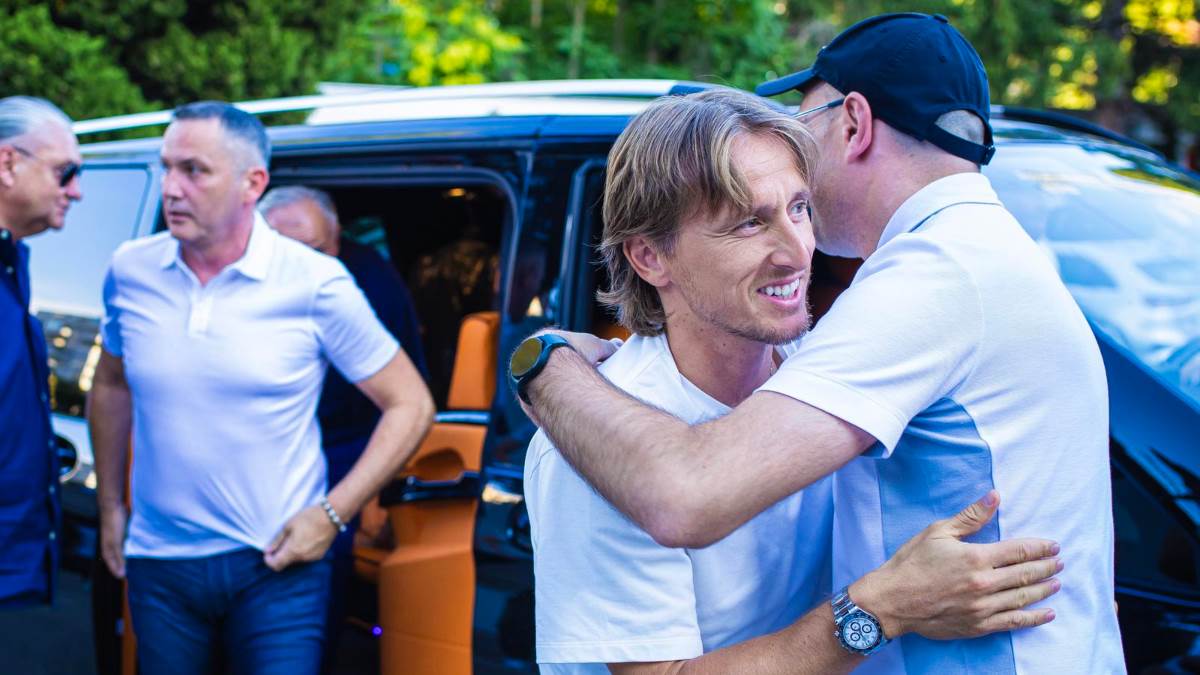Luka Modric se susreo s trenerom iz HŠK Zrinjski | Story