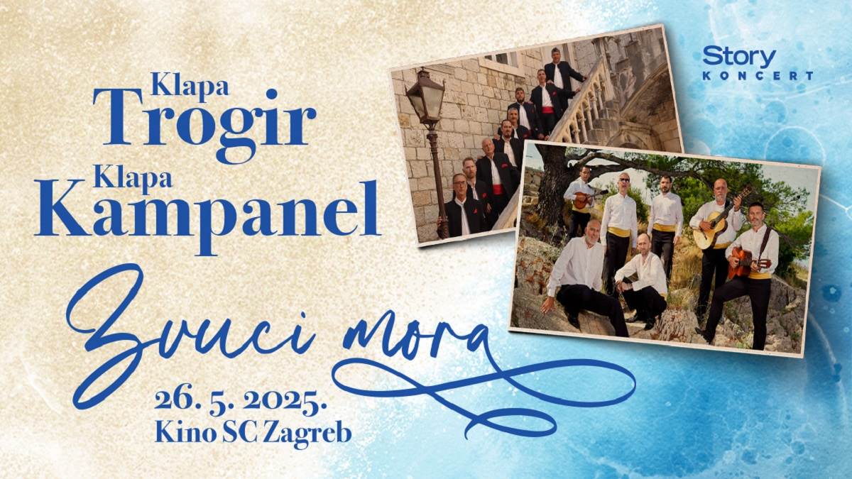Klape Kampanel i Trogir 26 svibnja u dvorani Kina SC | Story
