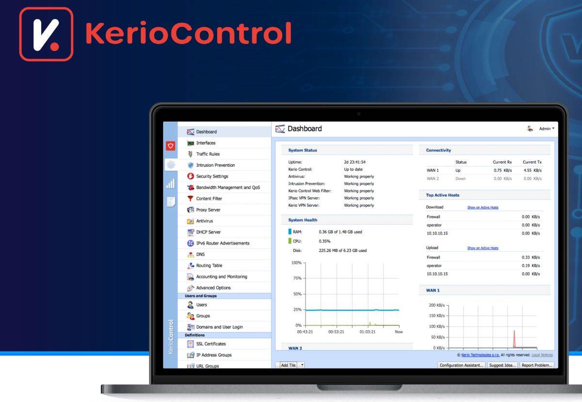 KERIO CONTROL 9.4: Stiže niz sigurnosnih inovacija | Story