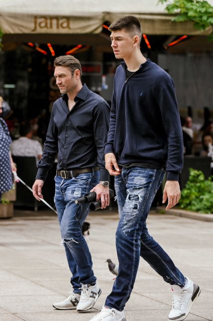 Robert Kovač sa sinom | Story