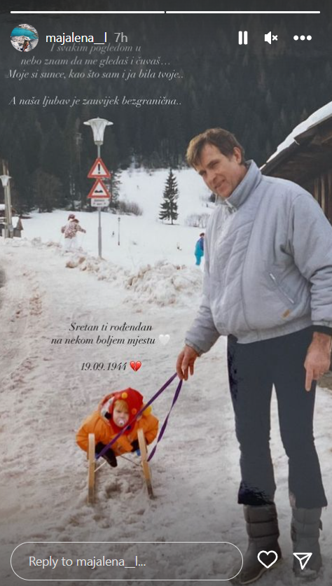 Maja Lena Lopatny odala počast ocu | Story