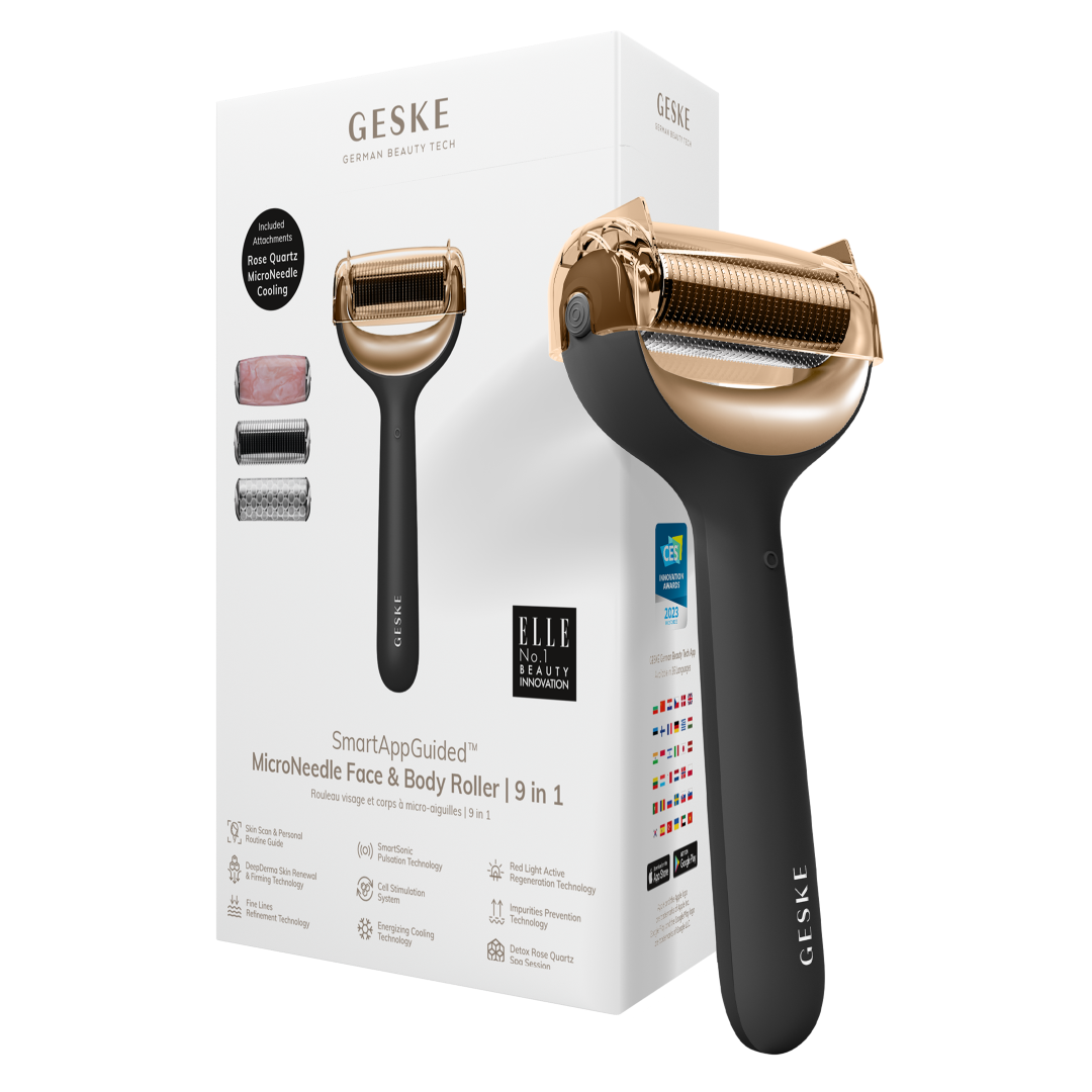 GESKE roler za lice i tijelo s mikroiglicama 9u1 za pomlađivanje kod kuće | Story